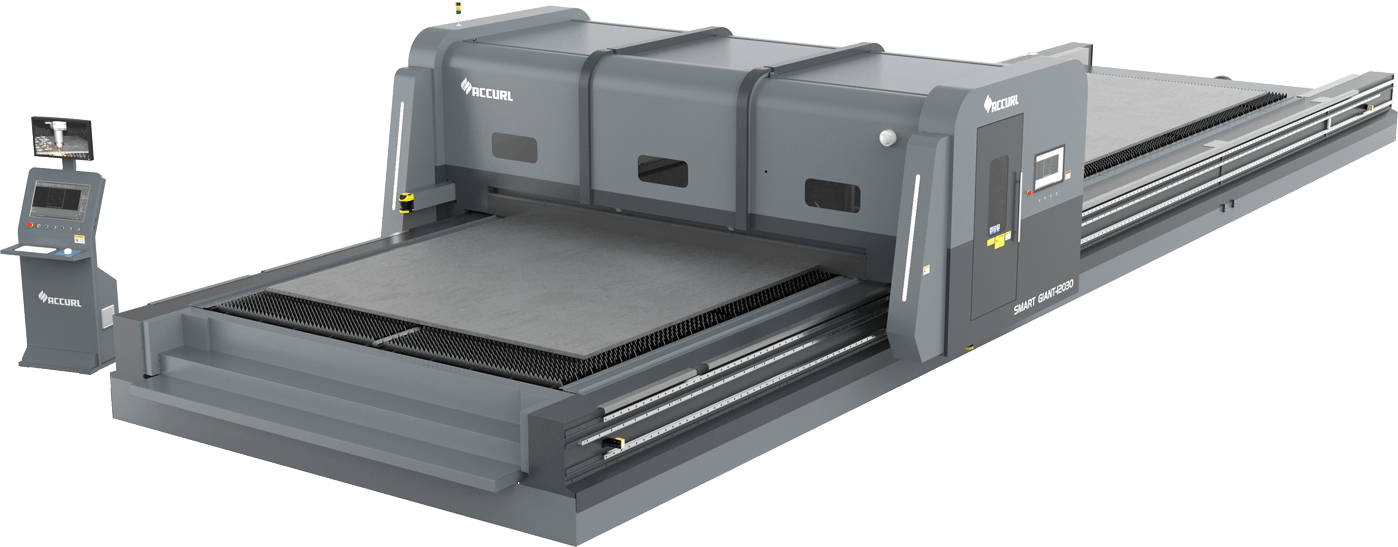 Large-format Laser Cutting SMART Giant - 12 kW ~ 40 kW - ACCURL