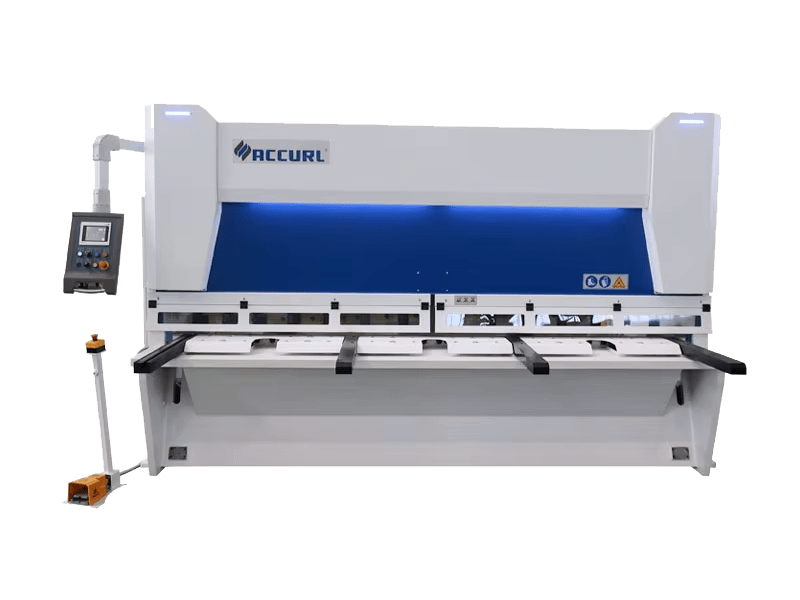 ACCURL Hydraulic CNC Shearing Machine Guillotine Straight Cut Perfect ...