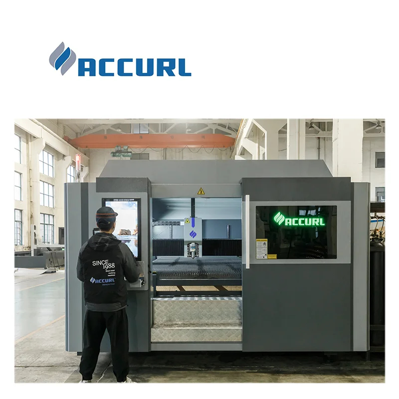 ACCURL Factory Price Master Line Series 10000W CNC Fiber Laser Cutting ...